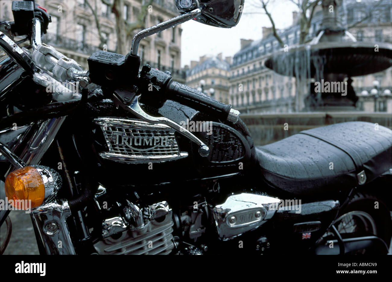 Triumph motor bike hi-res stock photography and images - Alamy