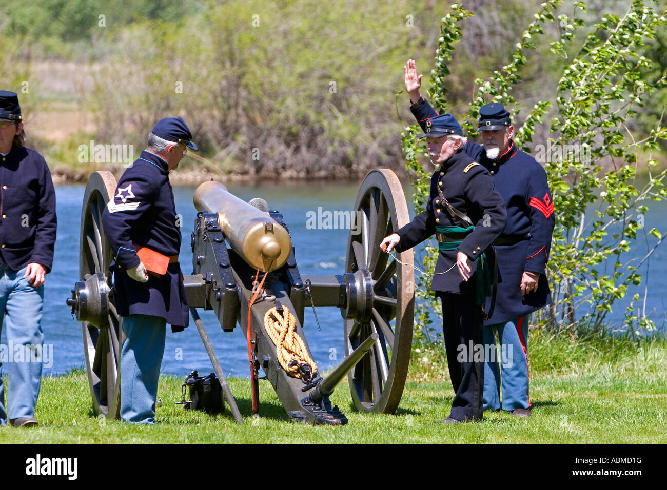 American civil war cannon hi-res stock photography and images - Alamy