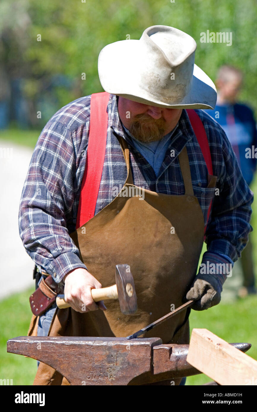 Blacksmith Reenactor High Resolution Stock Photography and Images - Alamy