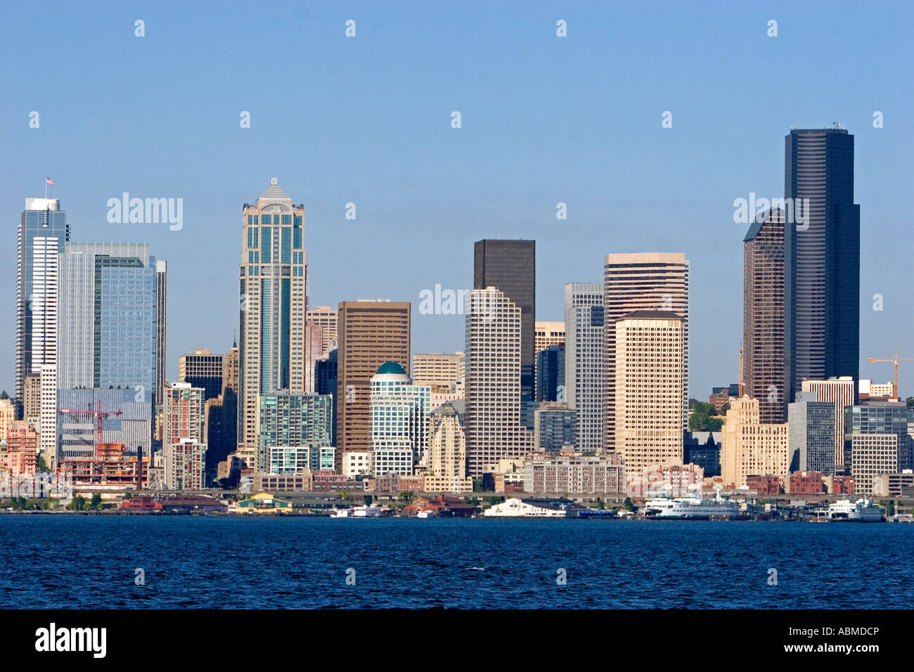 Cityscape of Seattle Washington Stock Photo - Alamy