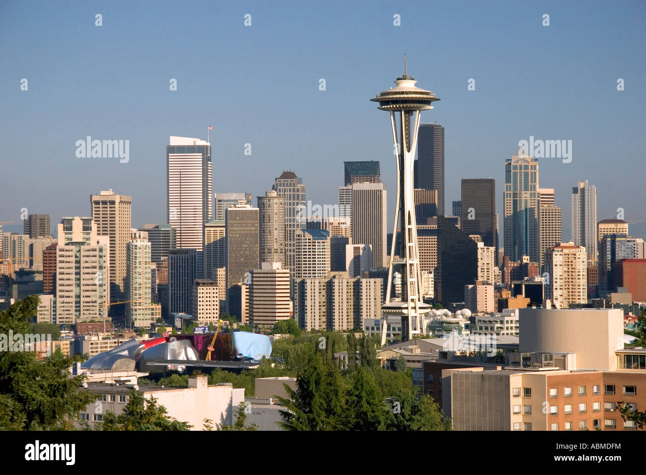 A view of the city of Seattle Washington Stock Photo - Alamy