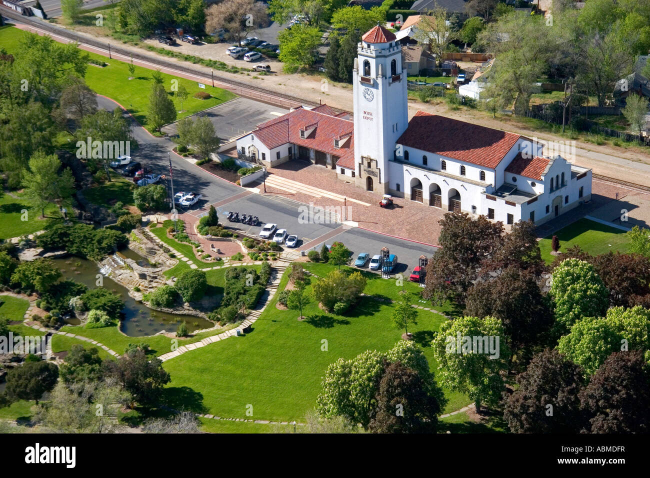 Aerial view of the Boise Depot in Boise Idaho Stock Photo - Alamy Aerial view of the Boise Depot in Boise Idaho Stock Photo - Alamy