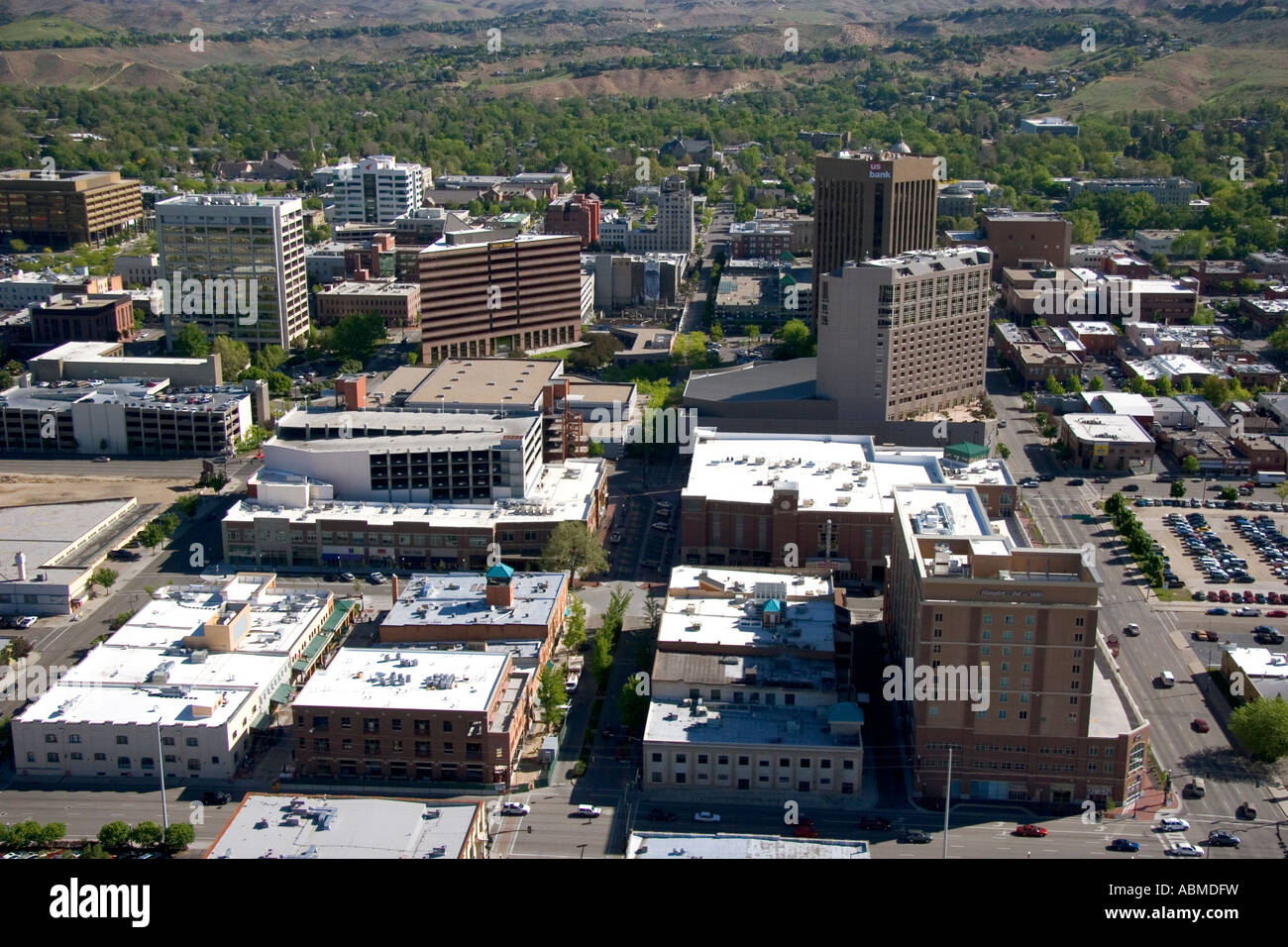 Aerial Downtown Boise Idaho High Resolution Stock Photography and ...
