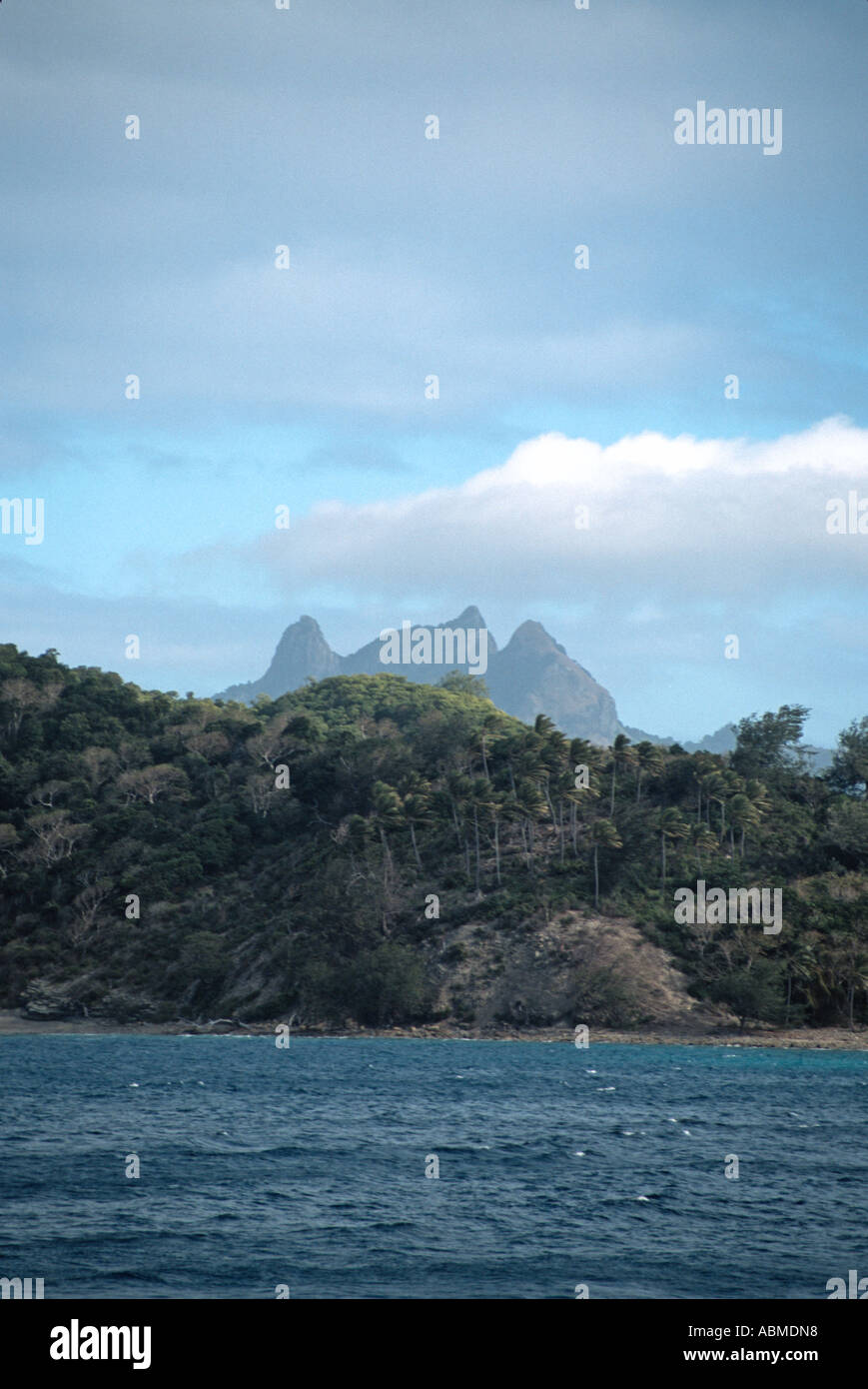 Fiji Islands view from the water Stock Photo - Alamy