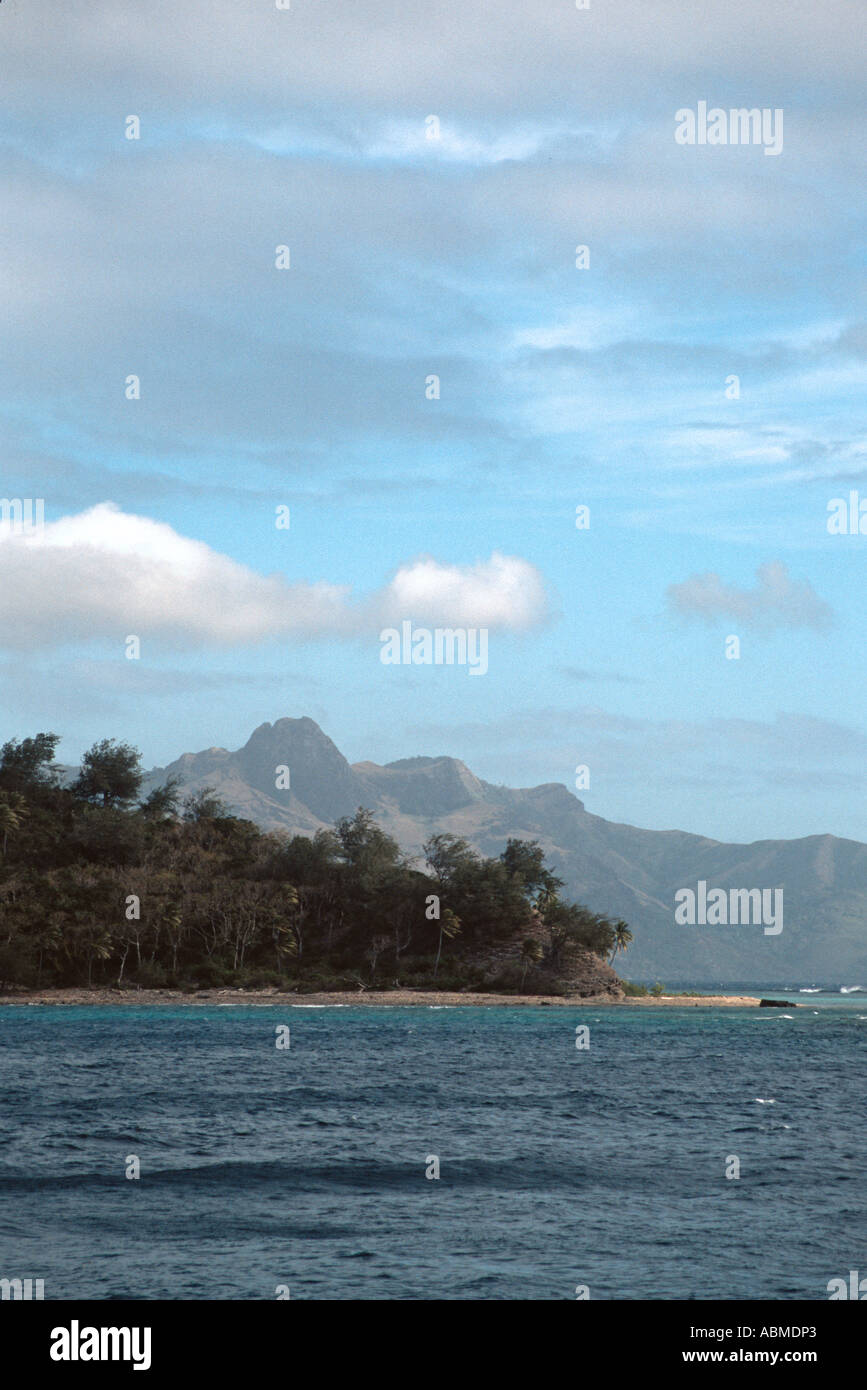 Fiji Islands view from the water Stock Photo - Alamy