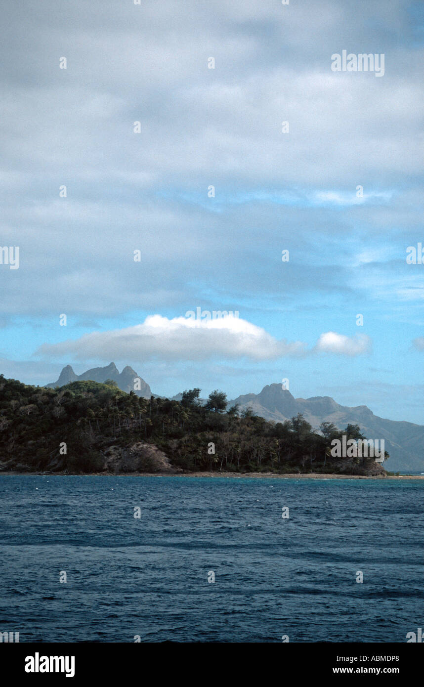 Fiji Islands view from the water Stock Photo - Alamy