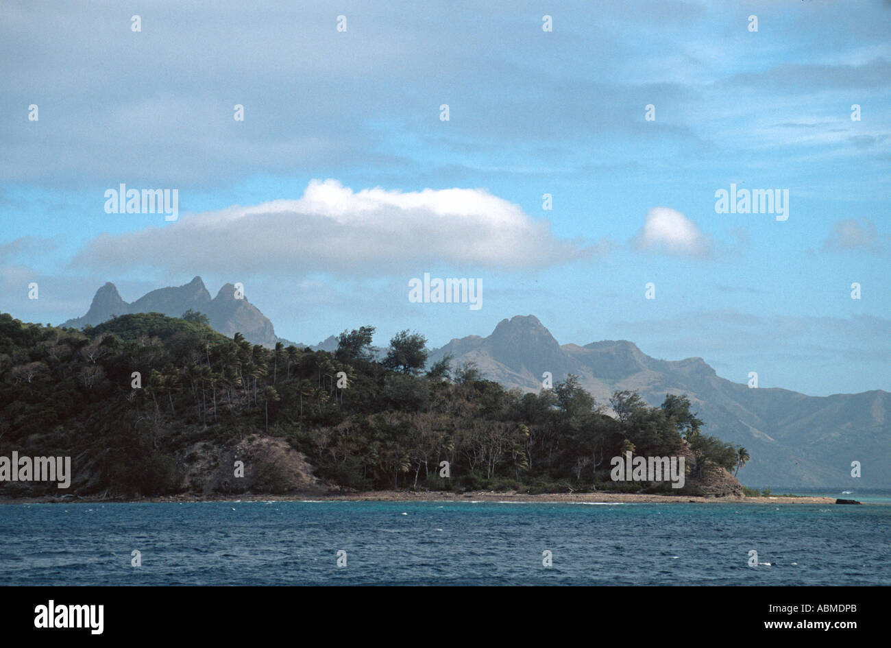 Fiji Islands view from the water Stock Photo - Alamy