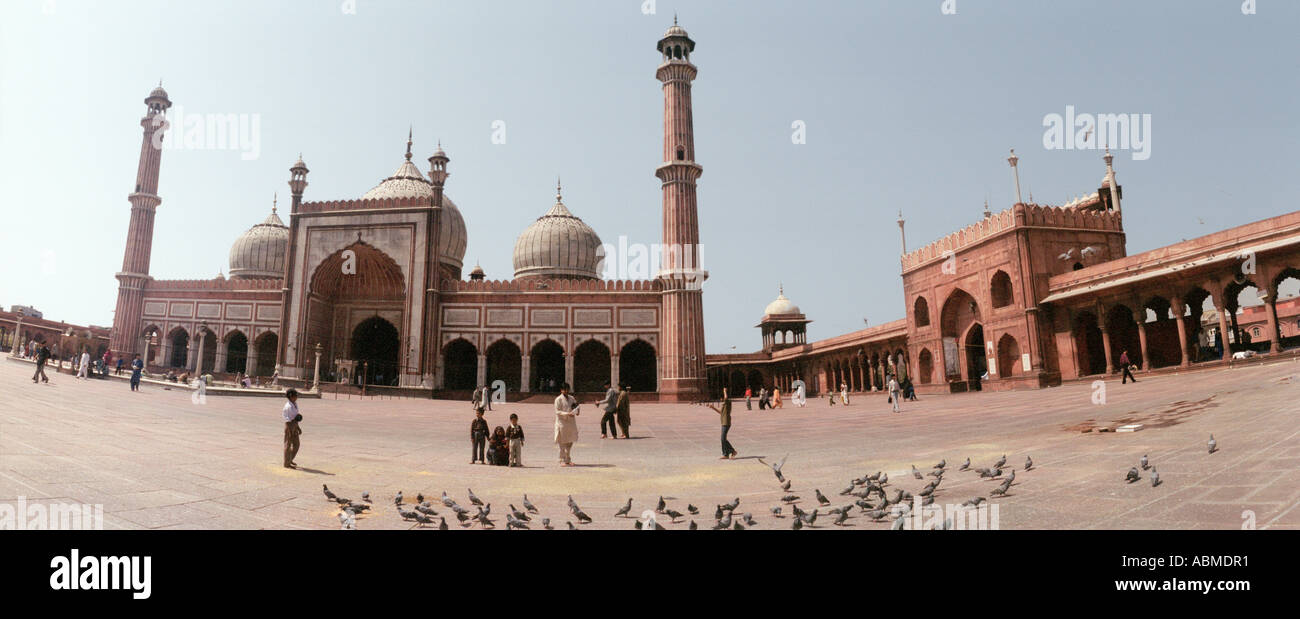 Jama Masjid, Red Fort, Old Delhi, India Stock Photo - Alamy