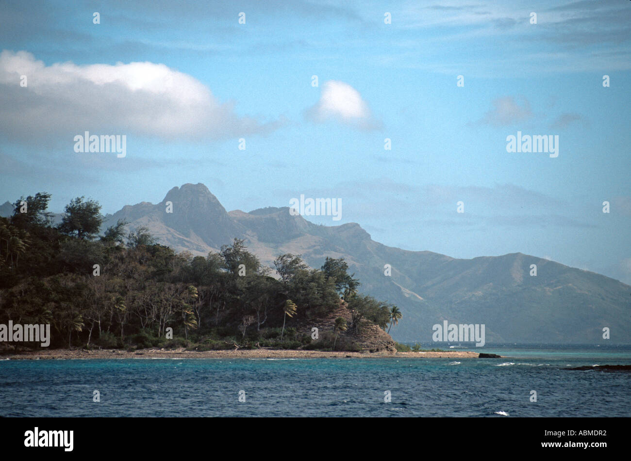 Fiji Islands view from the water Stock Photo - Alamy