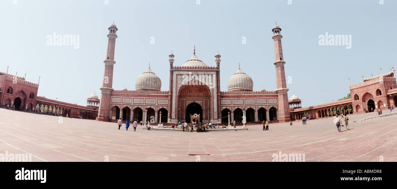 Jama Masjid, Red Fort, Old Delhi, India Stock Photo - Alamy