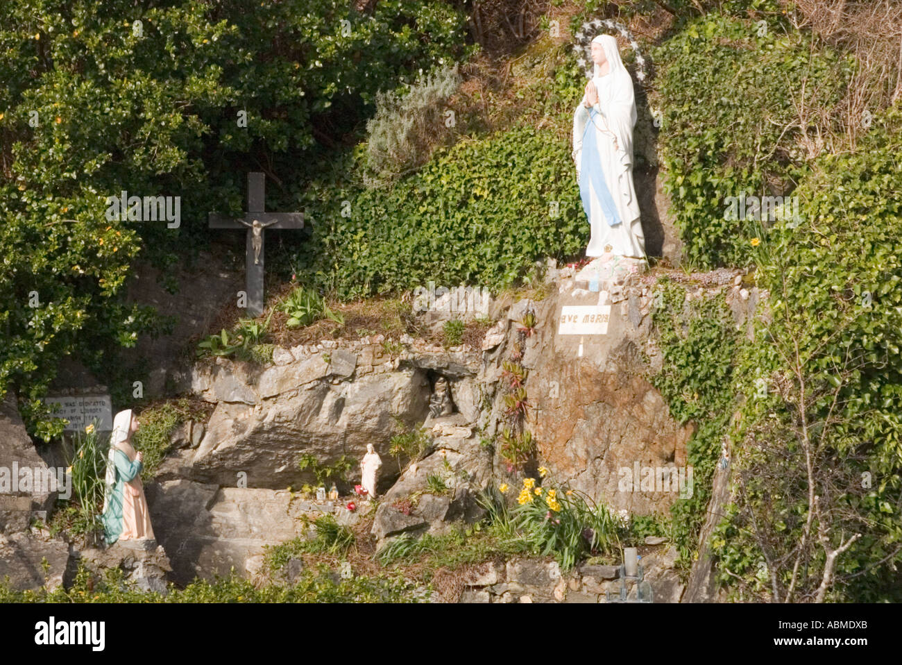 Our Lady of Lourdes Bearna Dheare Letterfrack Connemara Ireland Stock ...