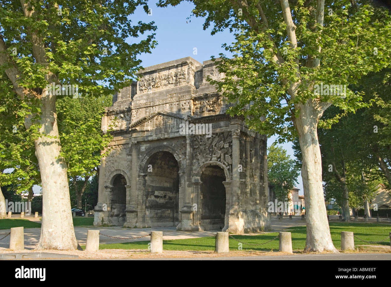 Roman Arc de Triumph, L Orange, Provence, France Stock Photo - Alamy