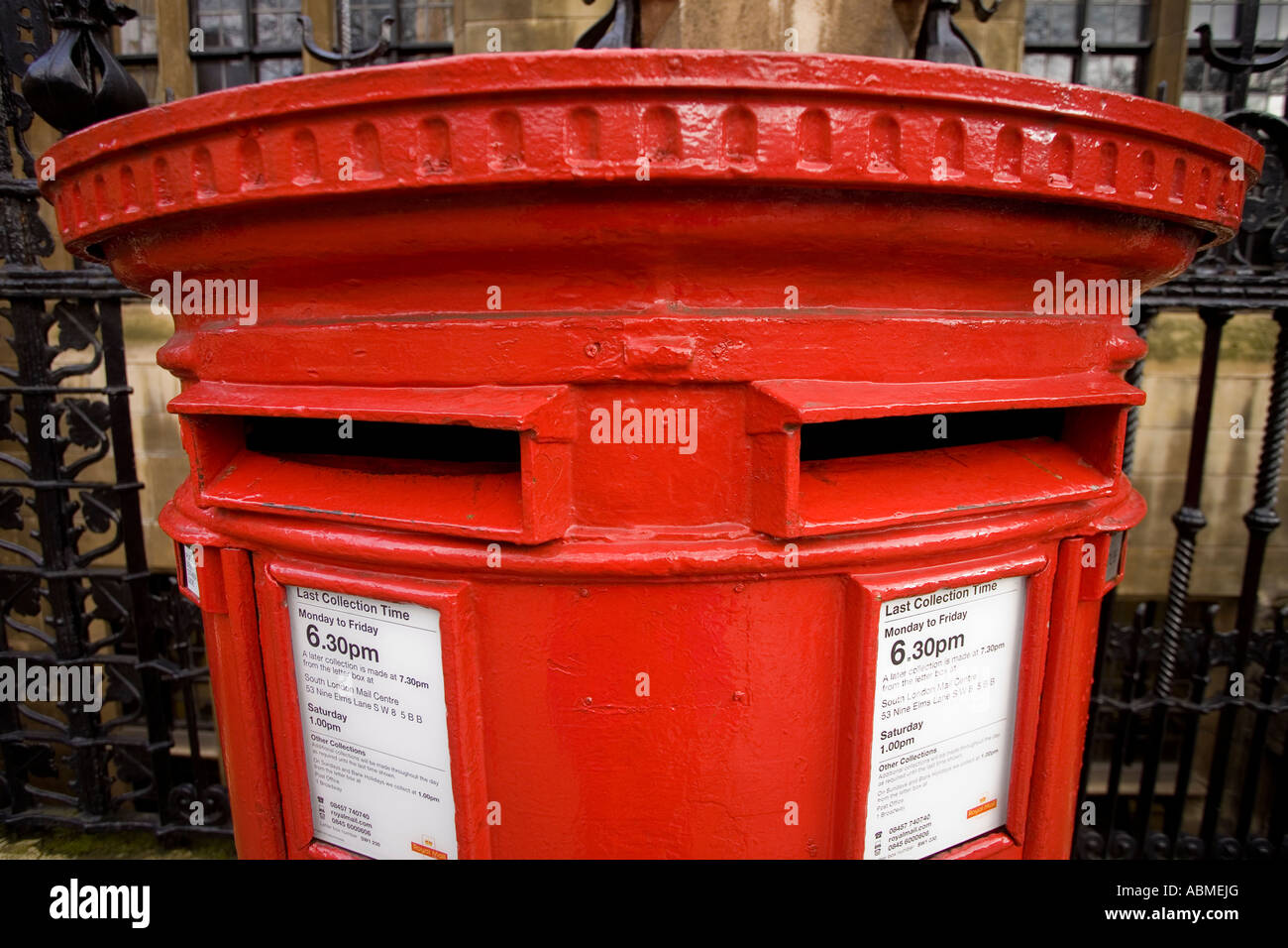 Red mailbox in London, England Stock Photo - Alamy