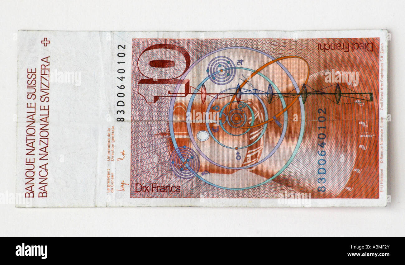 10 franc note hi-res stock photography and images - Alamy