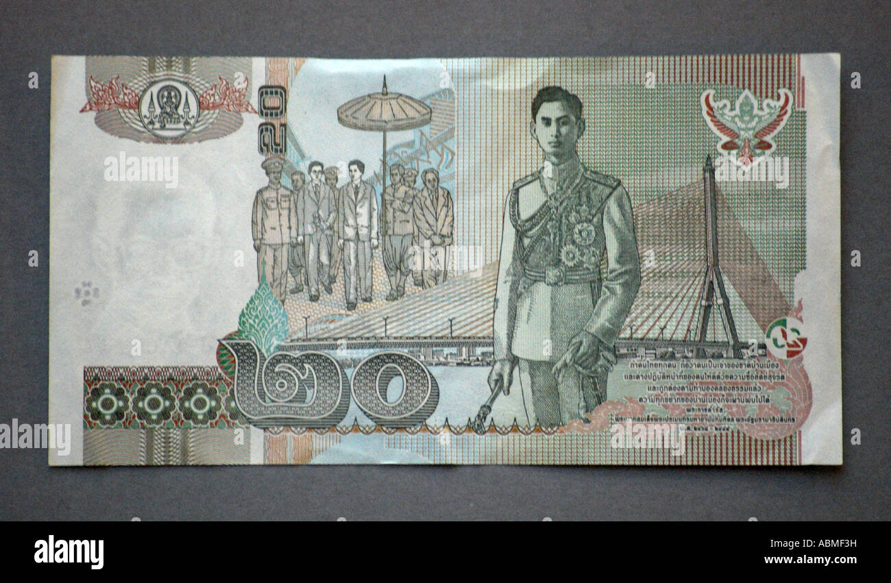 20 baht note hi-res stock photography and images - Alamy