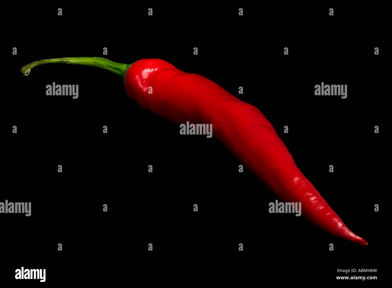 Single red chilli hi-res stock photography and images - Alamy