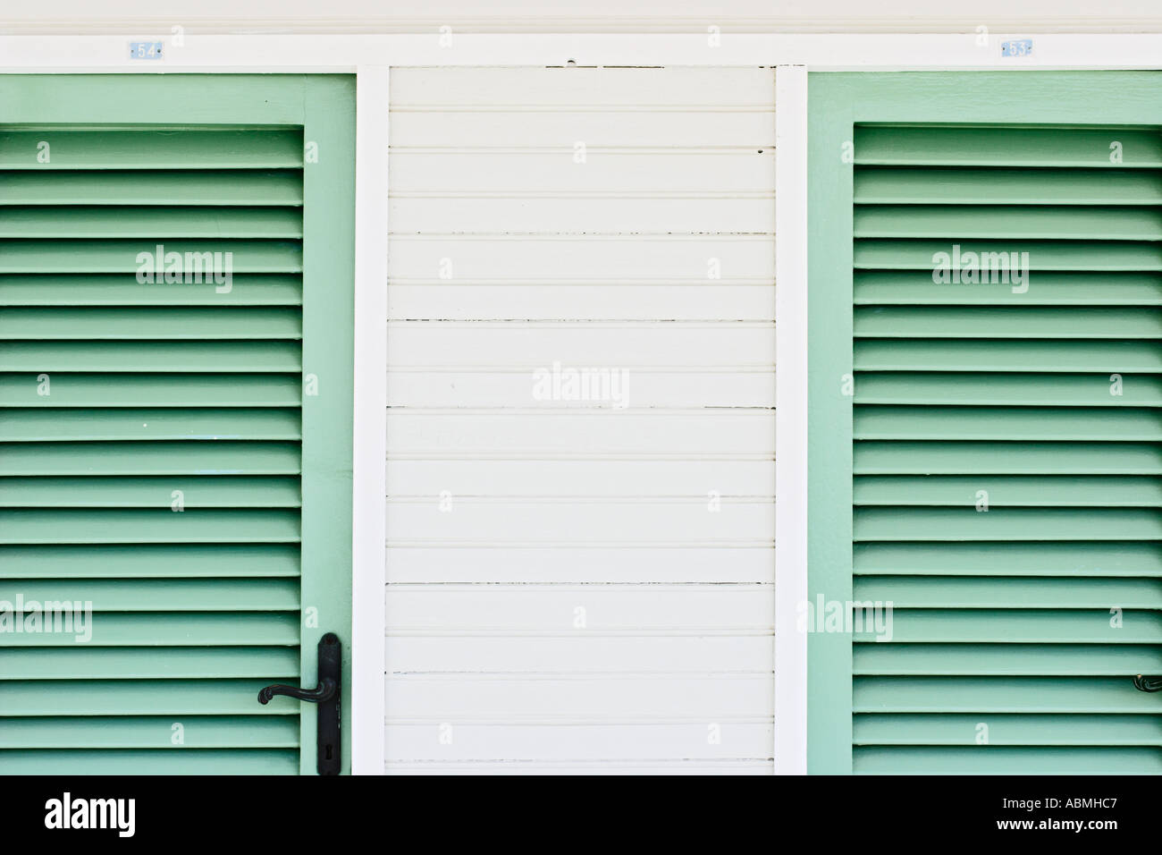 Beach Cabins To Change Clothes At The Mediterranian Sea Tuscany Italy ...