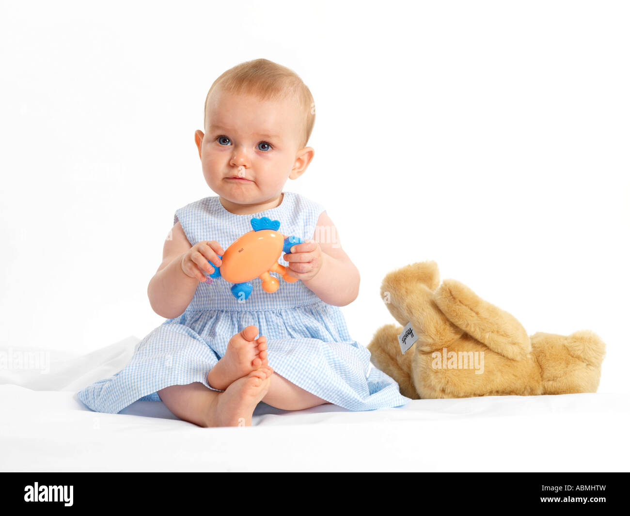 Baby Playing With Toys Model Released Stock Photo - Alamy
