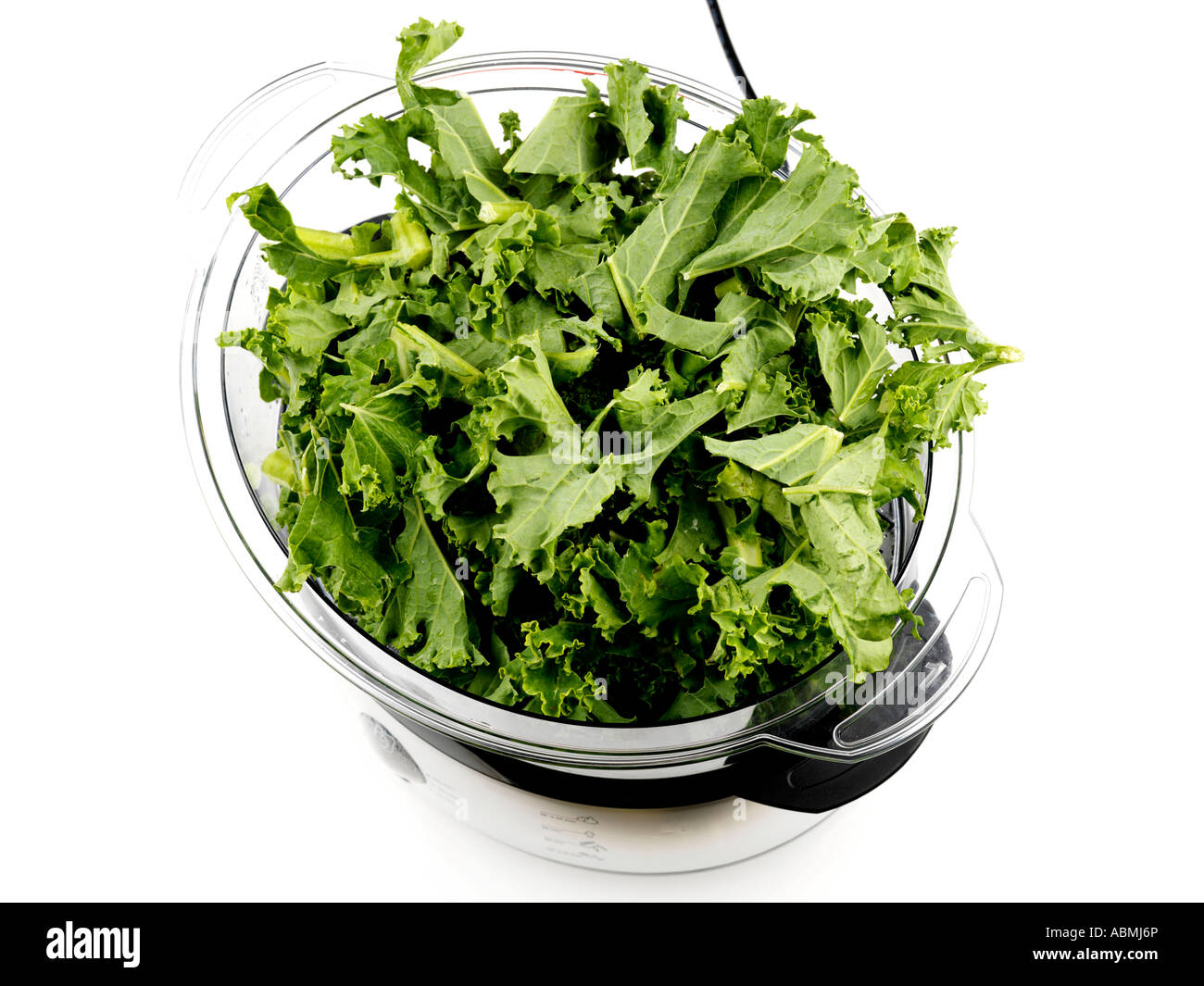 Steamed Curly Kale Stock Photo - Alamy