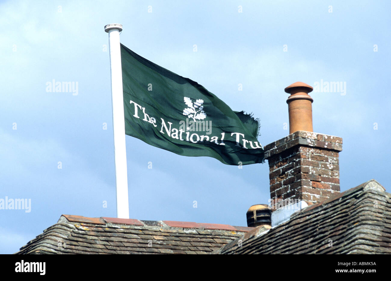 The National Trust flag Stock Photo - Alamy