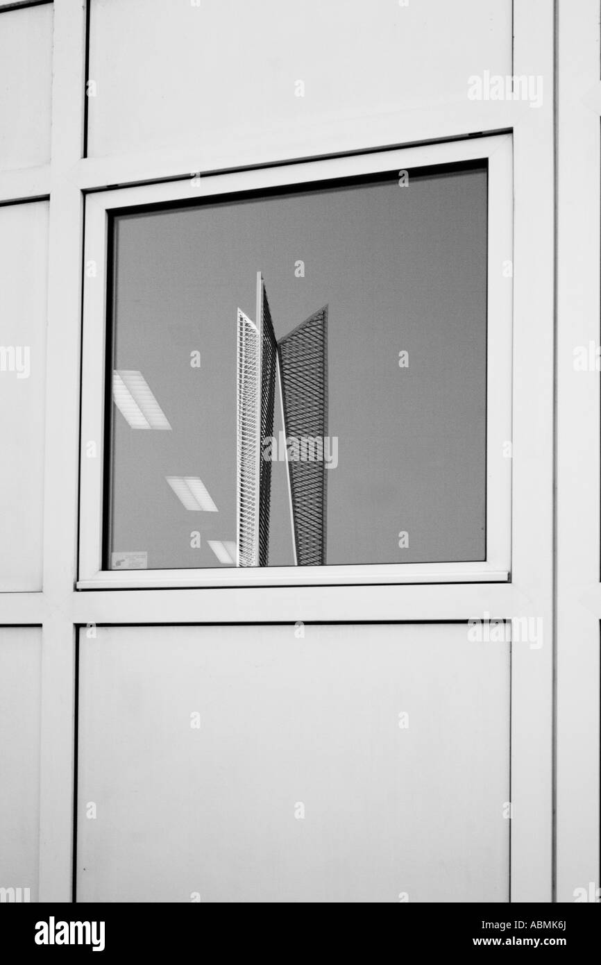 window reflecting art Stock Photo - Alamy