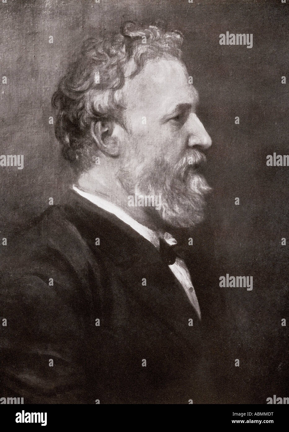 Robert Browning, 1812- 1889. English poet Stock Photo - Alamy