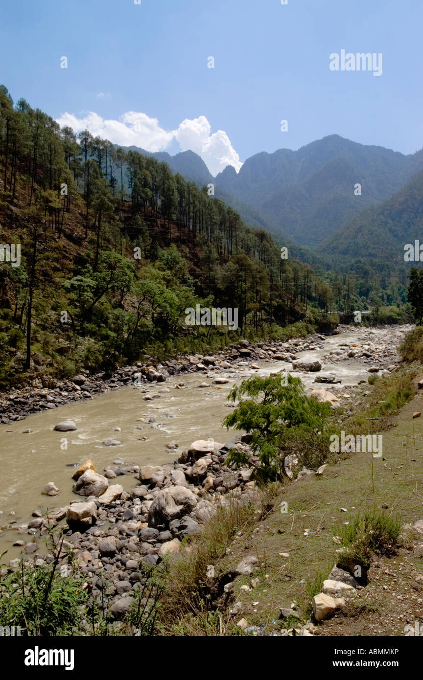 Valley of river Ganges Stock Photo - Alamy