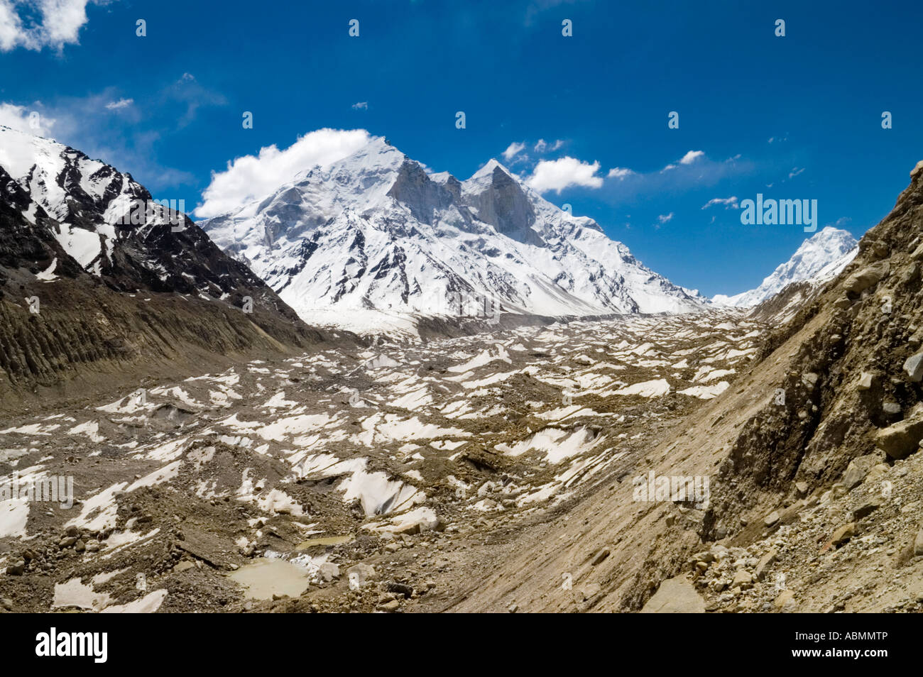 Glacier Gangotri and Bhagirathi Parbat in Indian Himalayas Stock Photo ...