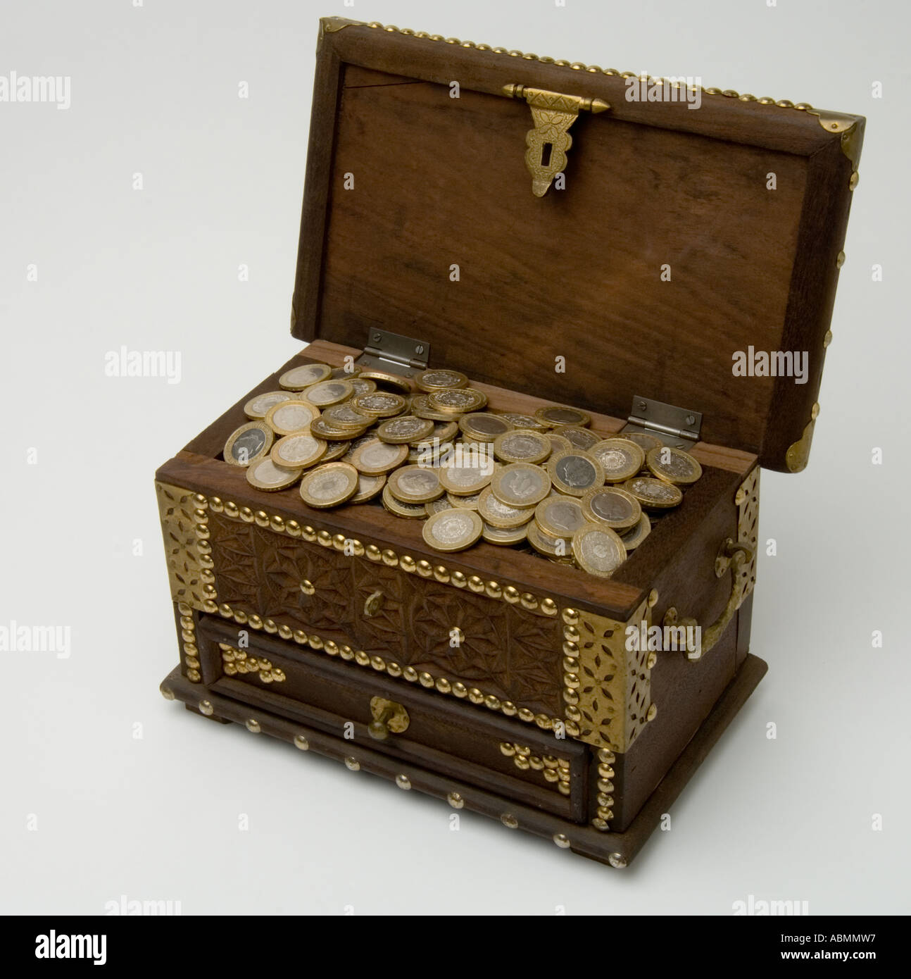 Treasure chest money sterling hi-res stock photography and images - Alamy