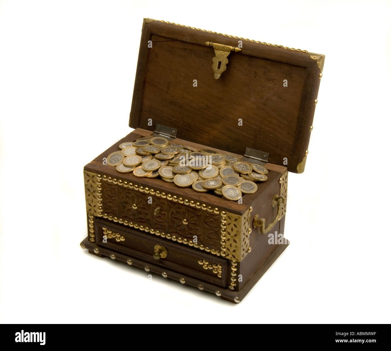 Treasure chest money sterling hi-res stock photography and images - Alamy