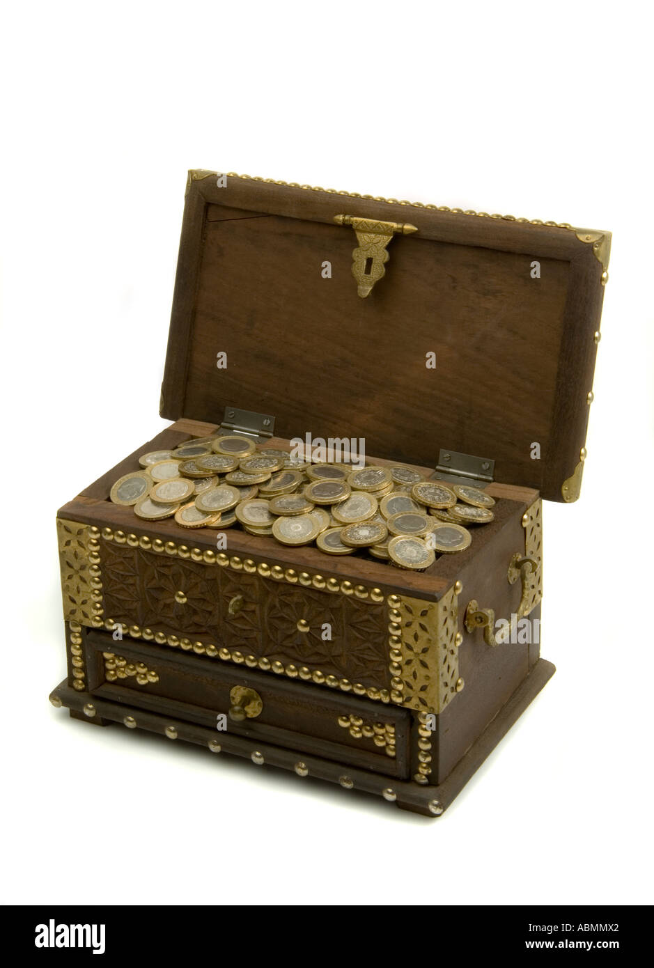 Treasure chest money sterling hi-res stock photography and images - Alamy
