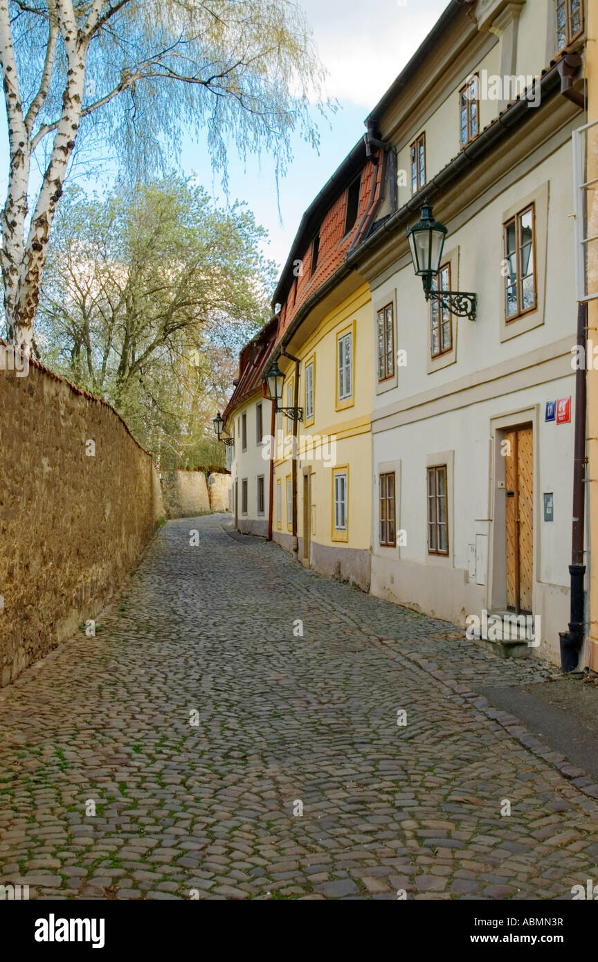 Novy Svet ("New World") street in Prague district Hradcany Stock Photo ...