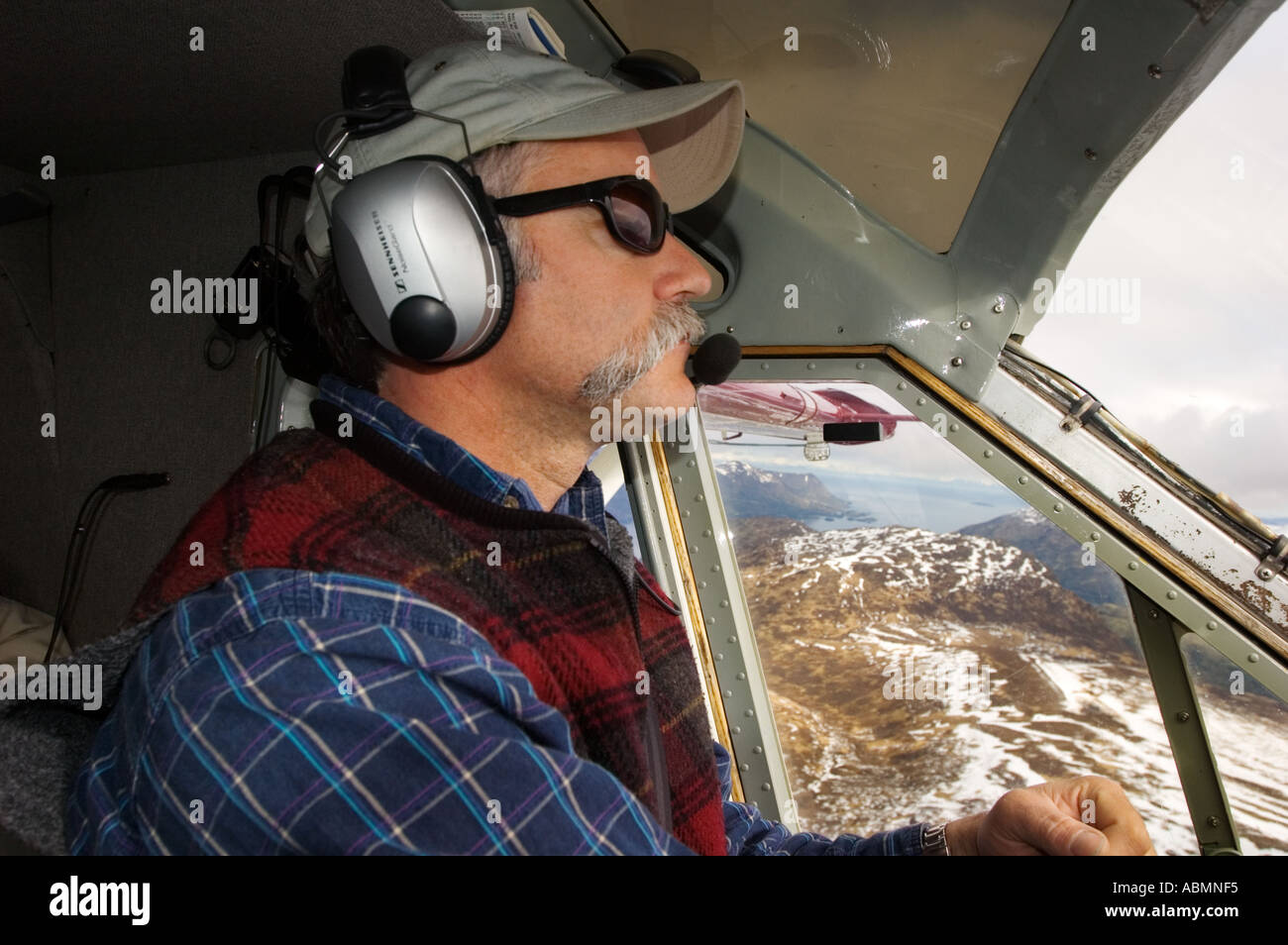 Alaska, Kodiak, Flightseeing pilot Stock Photo - Alamy