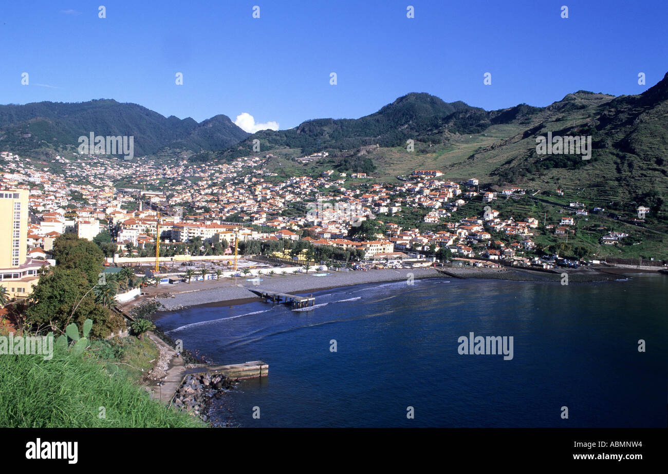 City of Machico, Madeira Stock Photo - Alamy