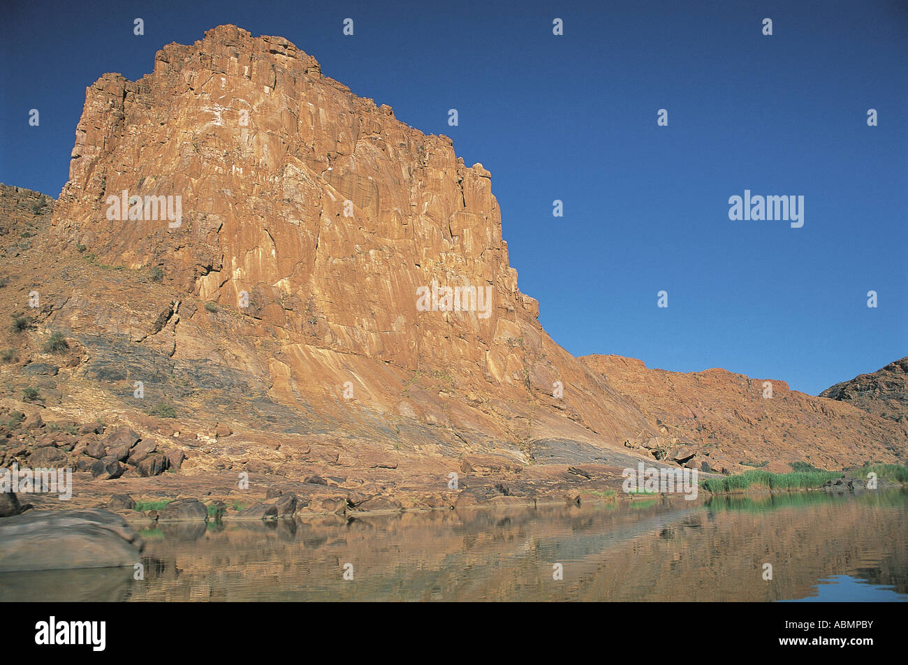 Orange River Gorge below Echo Corner Augrabies Falls National Park ...