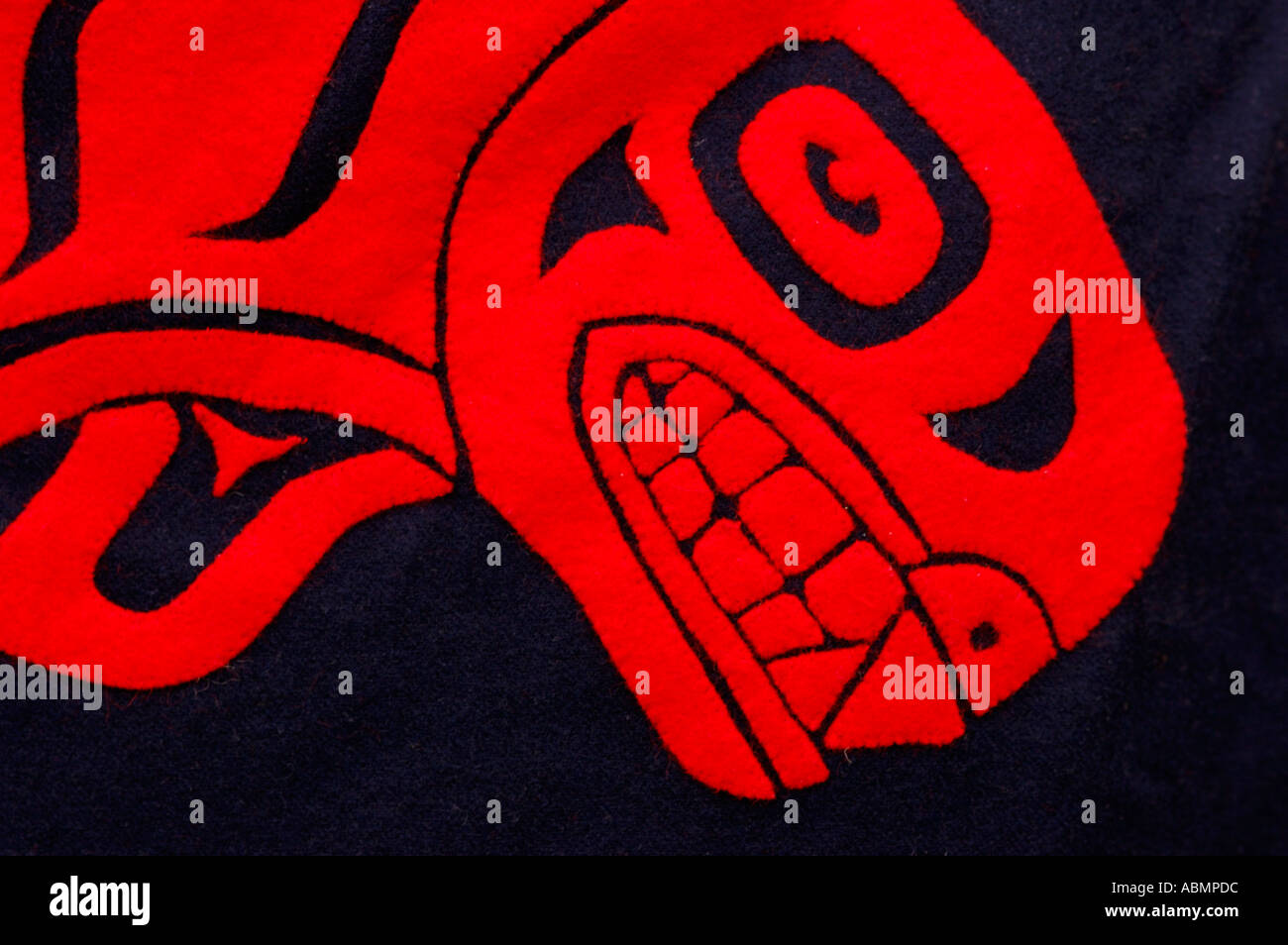 Alaska, Anchorage, Alaskan native design Stock Photo - Alamy