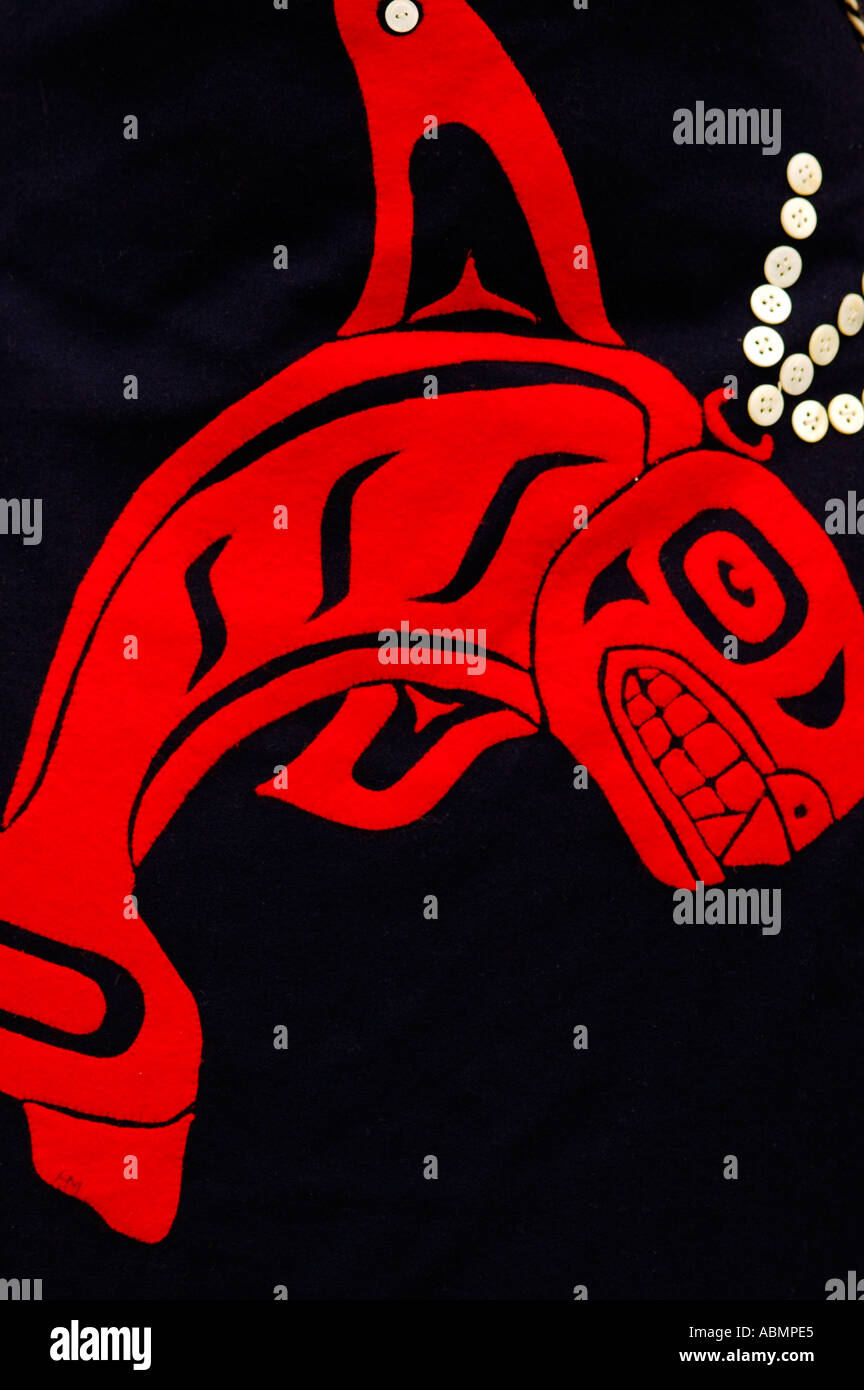 Alaska, Anchorage, Alaskan native design Stock Photo - Alamy