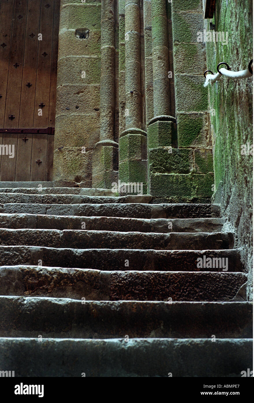 Detail of old worn stone steps Stock Photo - Alamy