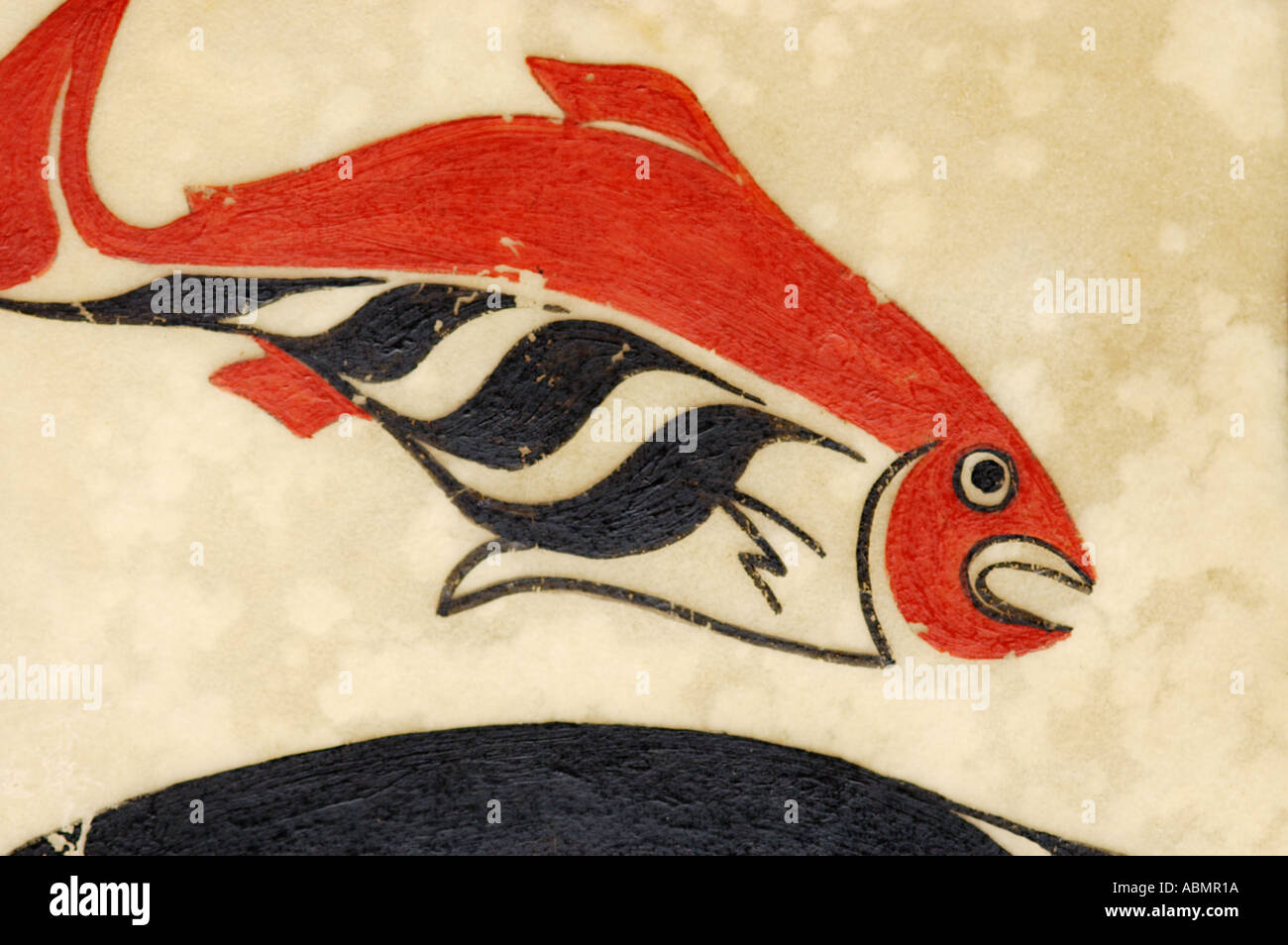 Alaska, Anchorage, Tsimshian design Stock Photo - Alamy