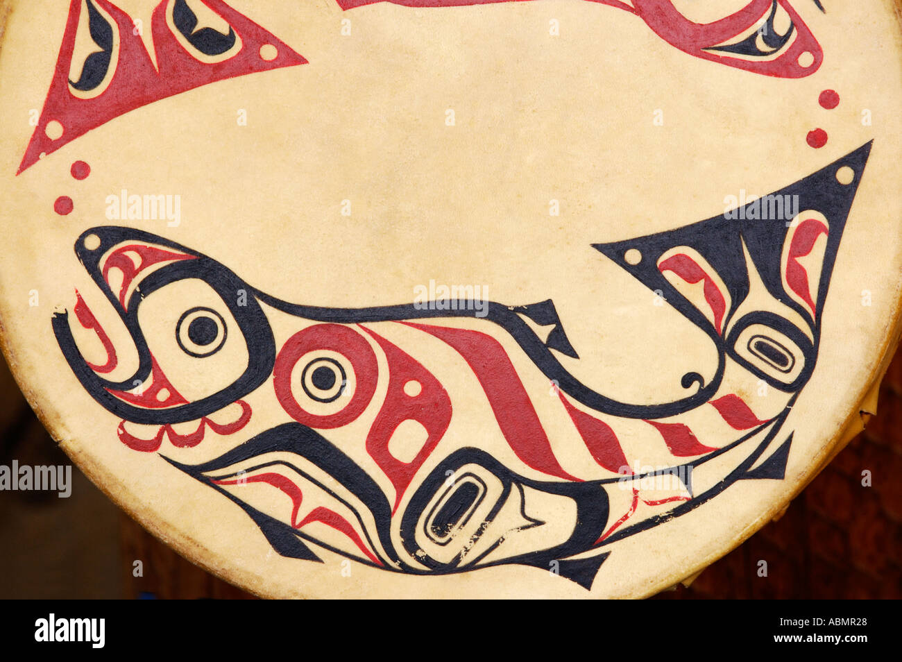 Alaska, Anchorage, Tsimshian design Stock Photo - Alamy