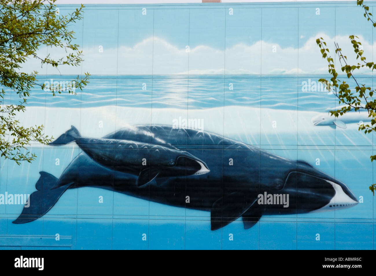 Alaska anchorage whale mural hi-res stock photography and images - Alamy