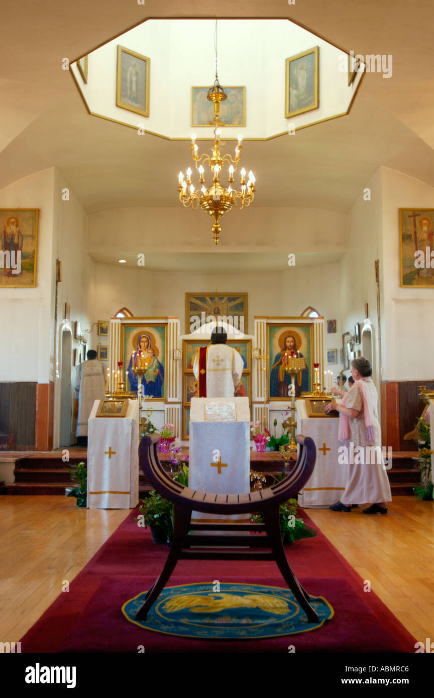Alaska, Kodiak, Holy Resurrection Russian Orthodox Church Stock Photo ...