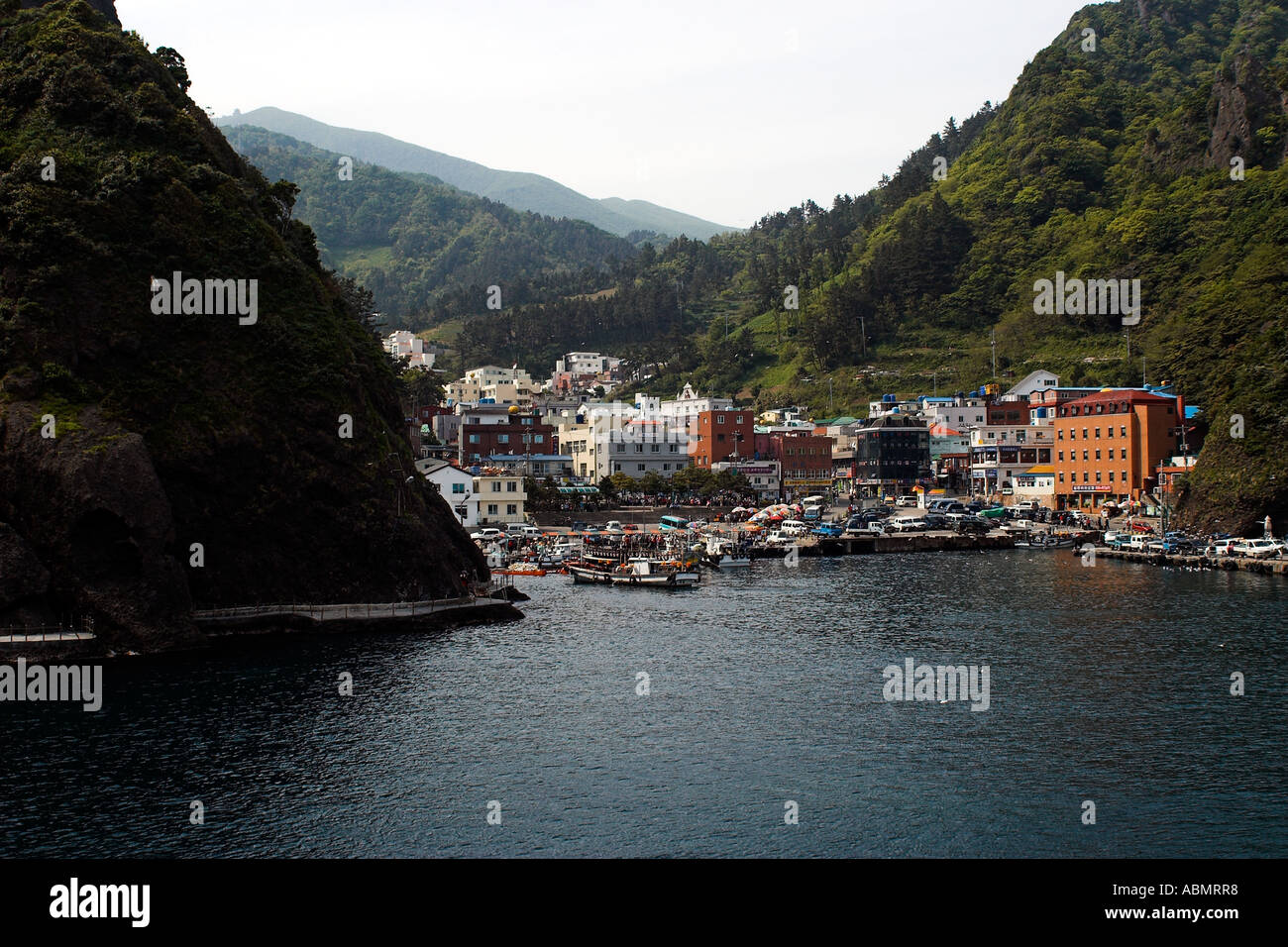 Village of Dodong Ri Ulleung Do South Korea East Sea or Sea of Japan ...