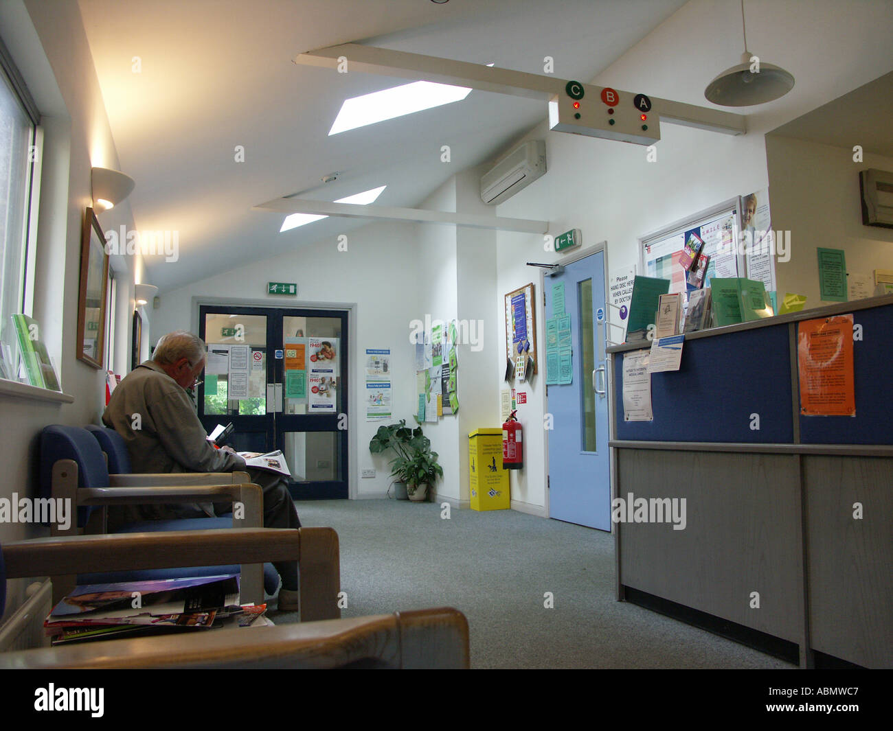 Uk gp surgery waiting room hi-res stock photography and images - Alamy