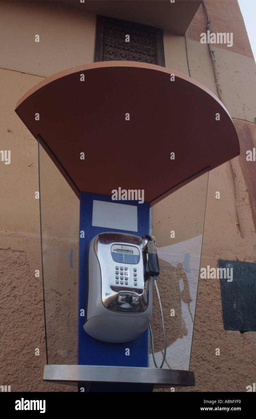 Public Telephone in Marrakesh Morocco Stock Photo - Alamy