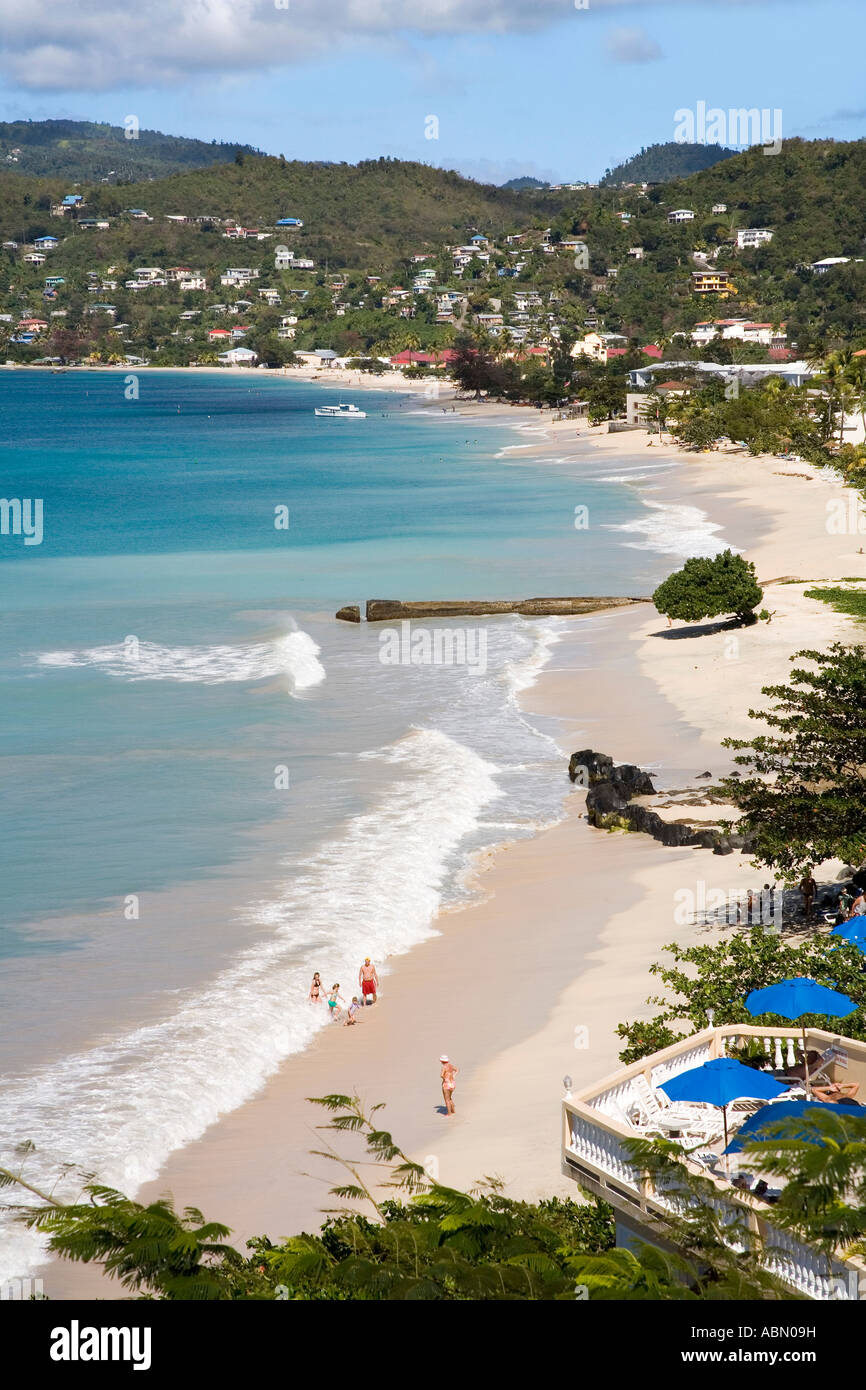 Fabulous Grande Anse Beach in Grenada Caribbean Stock Photo - Alamy