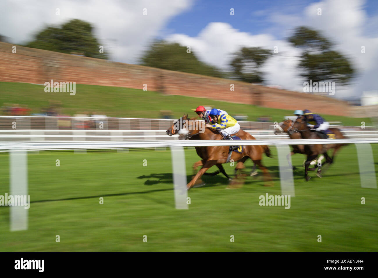 Horse racing England Stock Photo - Alamy