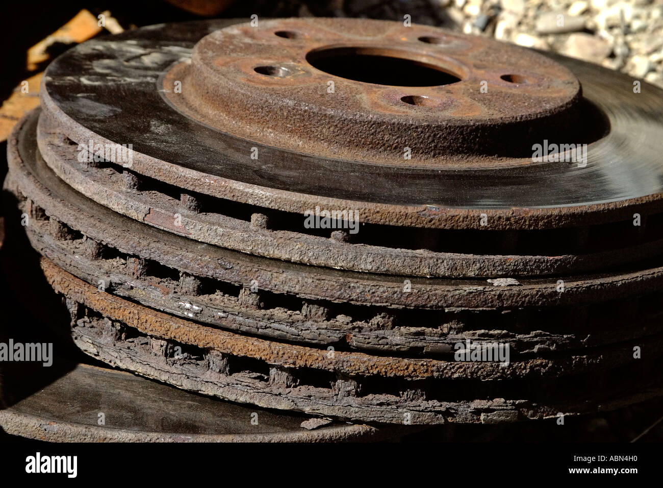 rusted metal brakes disc Stock Photo - Alamy