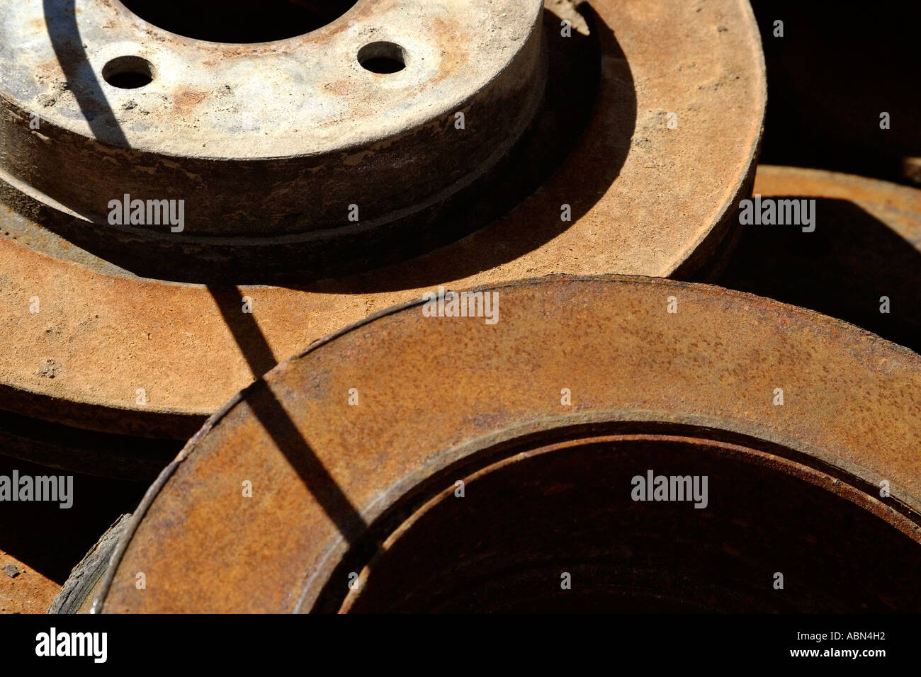 rusted metal brakes disc Stock Photo - Alamy
