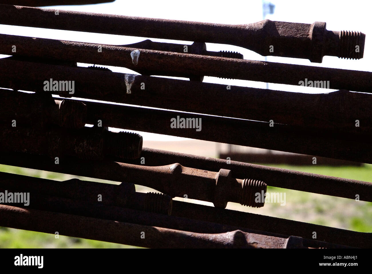 rusted metal supports Stock Photo - Alamy